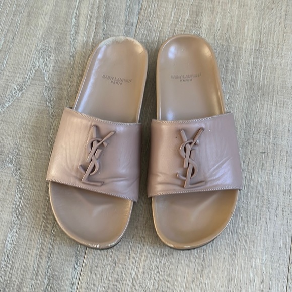 Yves Saint Laurent | Shoes | Ysl Authentic Womens Slides | Poshmark